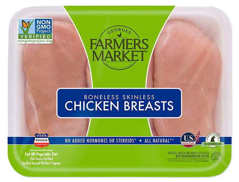 Fresh Boneless Skinless Chicken Breasts | Georges Farmers Market