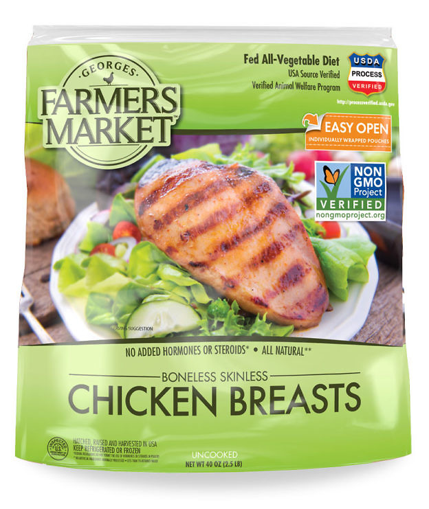 Frozen Individually Wrapped, Boneless Skinless Chicken Breasts ...
